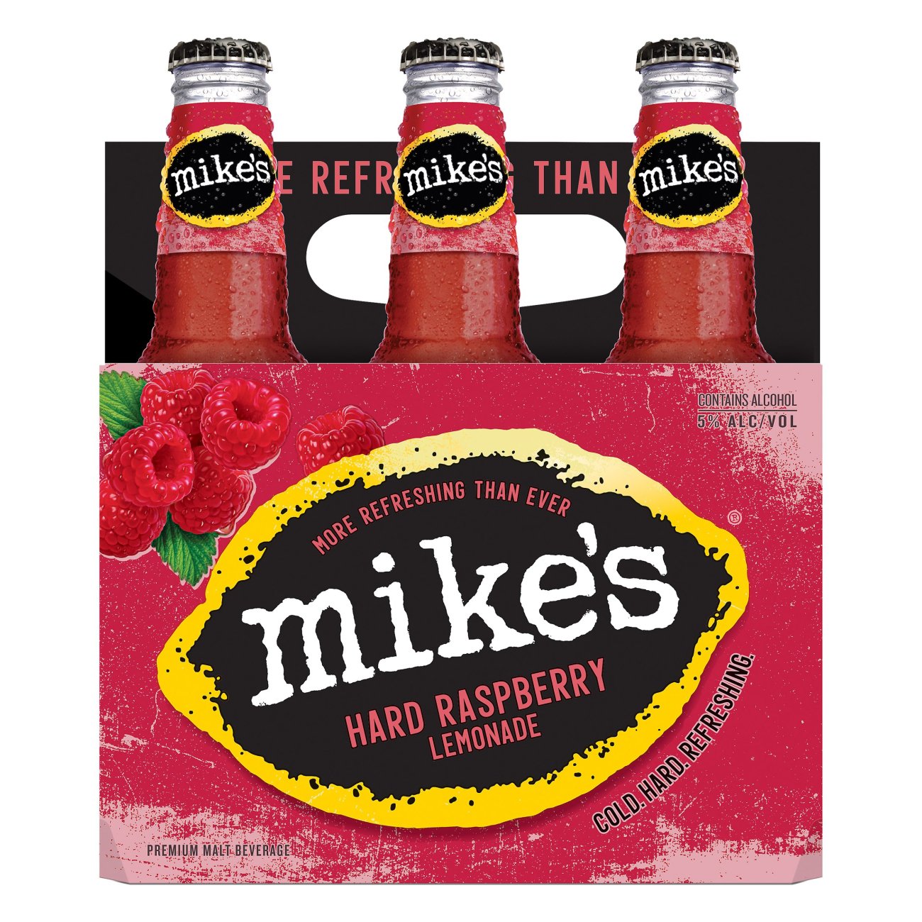 Mike's Hard Raspberry Lemonade 11.2 oz Bottles - Shop Malt beverages ...