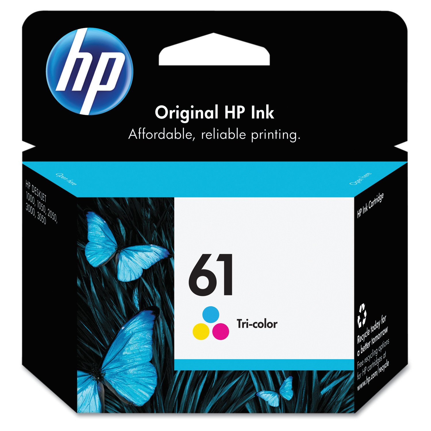 hp 61 Original Ink Cartridge - Tri-color - Shop Printer ink at H-E-B