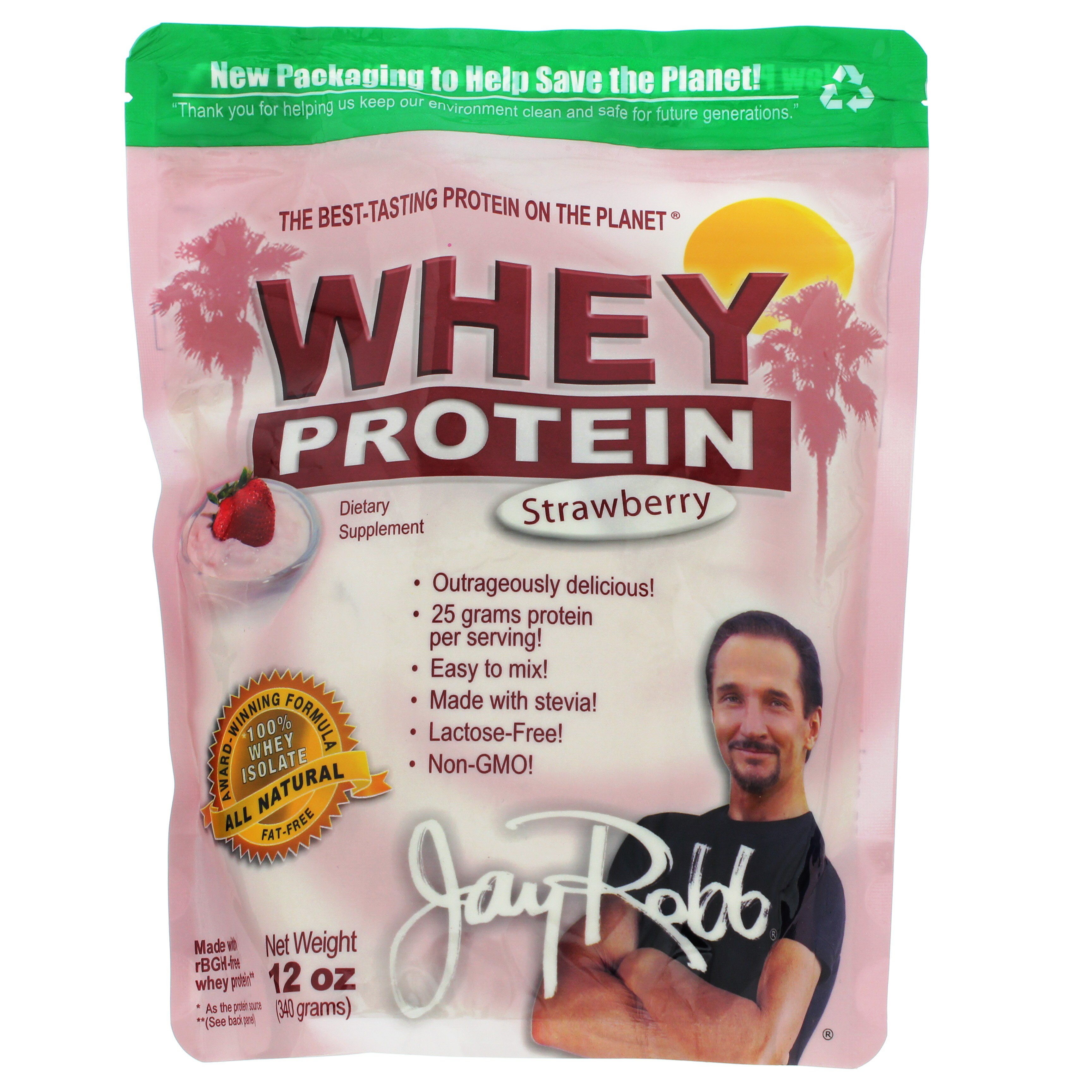 Jay Robb Strawberry Whey Protein Isolate - Shop Diet & fitness at H-E-B