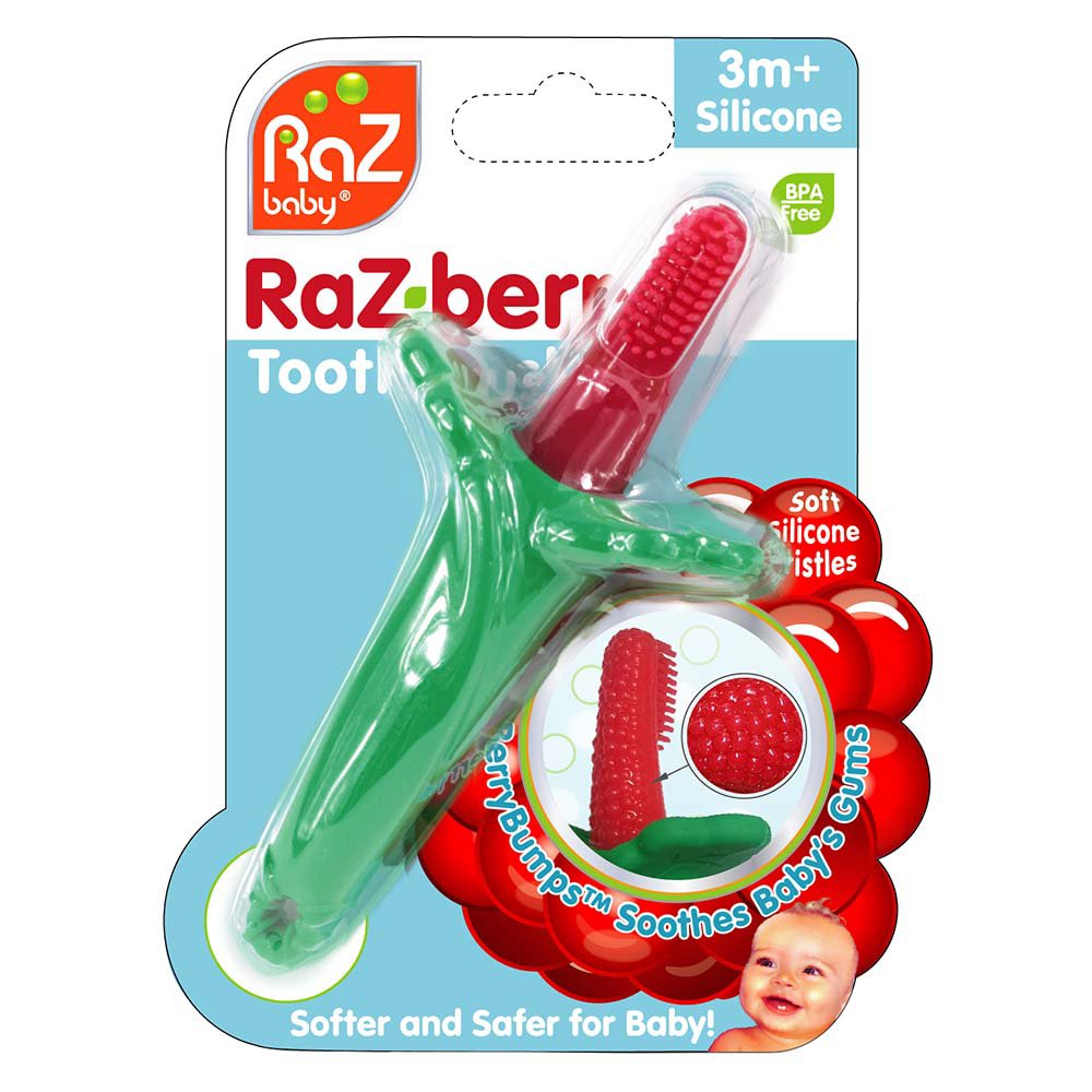 Razbaby Raz-berry Silicone Toothbrush - Shop Toothbrushes at H-E-B