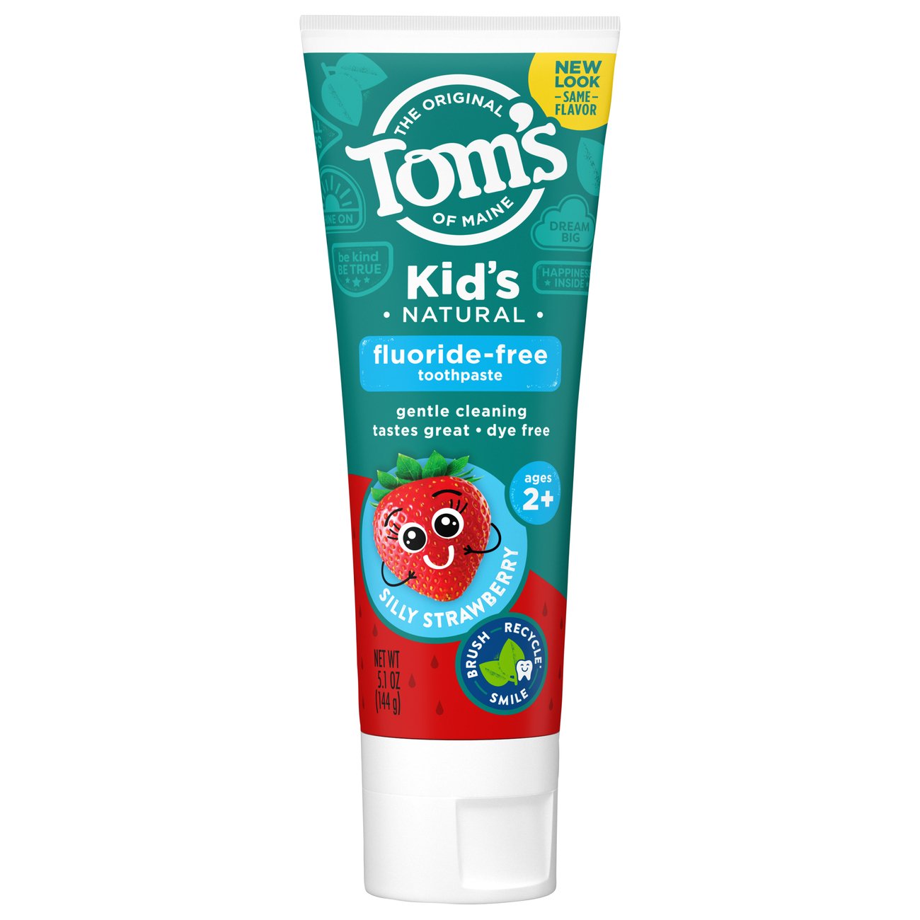 Tom's of Maine Kids Natural Toothpaste - Silly Strawberry - Shop ...