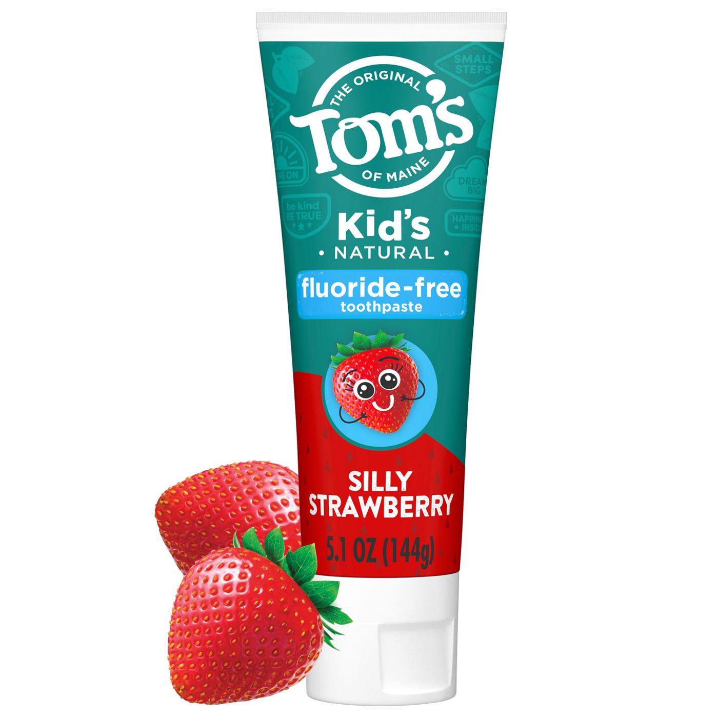 Tom's of Maine Kids Natural Toothpaste - Silly Strawberry - Shop ...