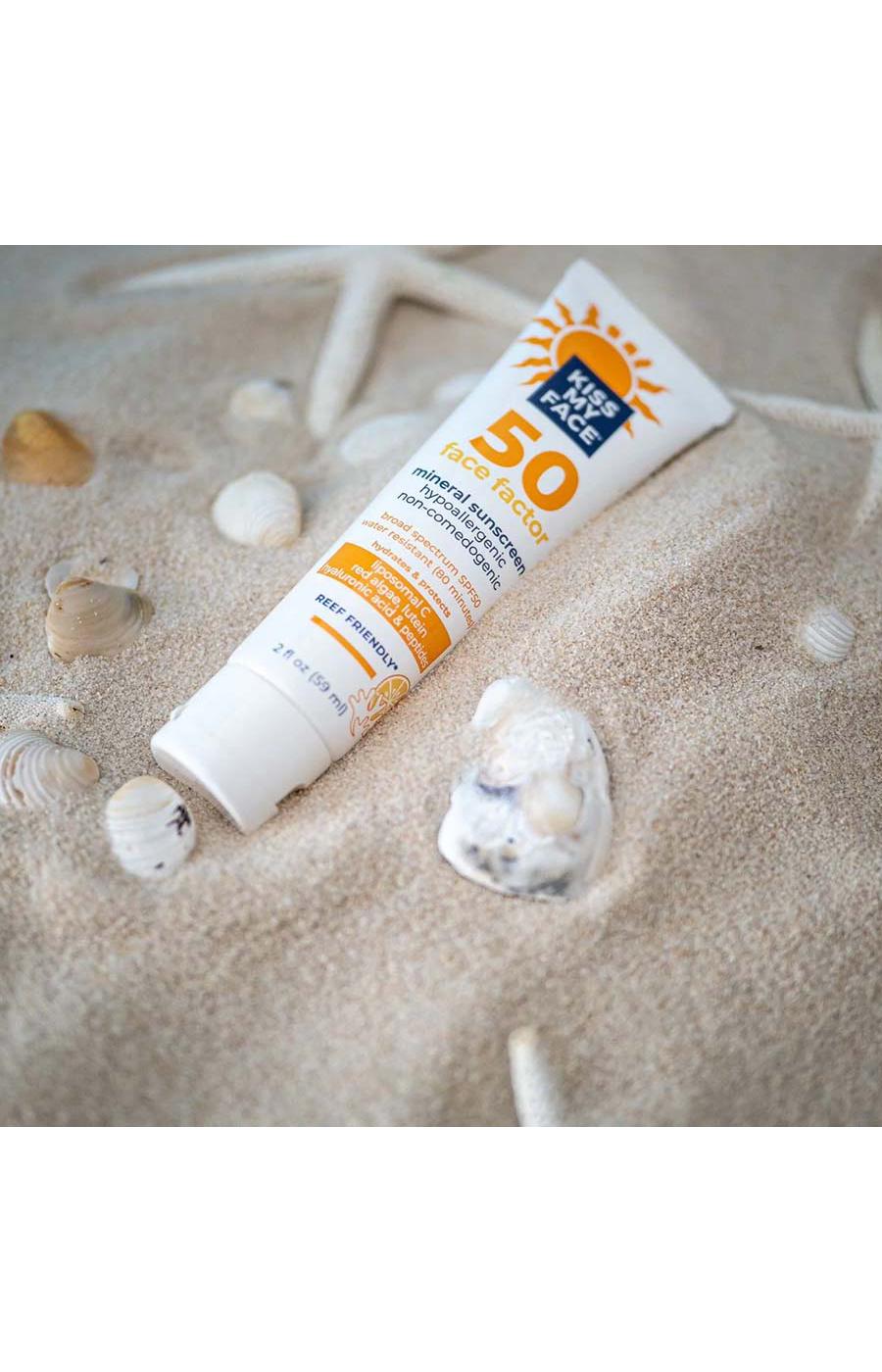 Kiss My Face Face Factor Mineral Sunscreen SPF 50 - Shop Sunscreen ...