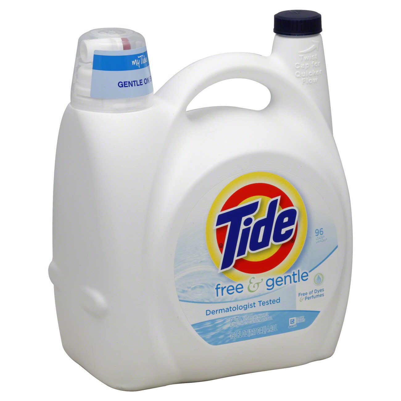 Tide Free and Gentle Liquid Detergent 96 Loads - Shop Detergent at H-E-B