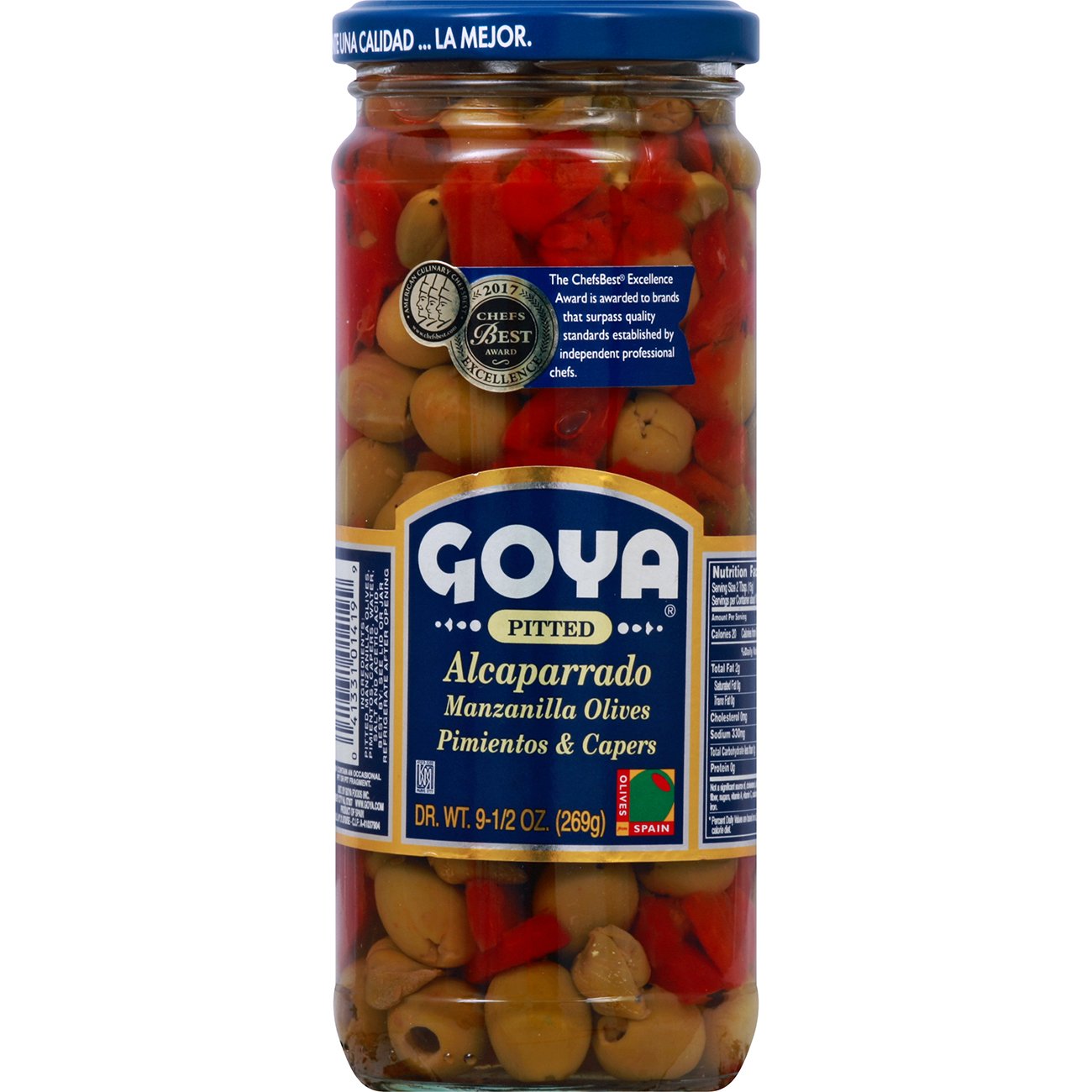 Goya Pitted Manzanilla Olives Pimientos & Capers - Shop Olives at H-E-B