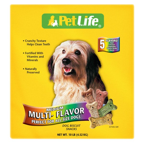 Pet Life Medium Multi Flavor Biscuit - Shop Biscuits at H-E-B