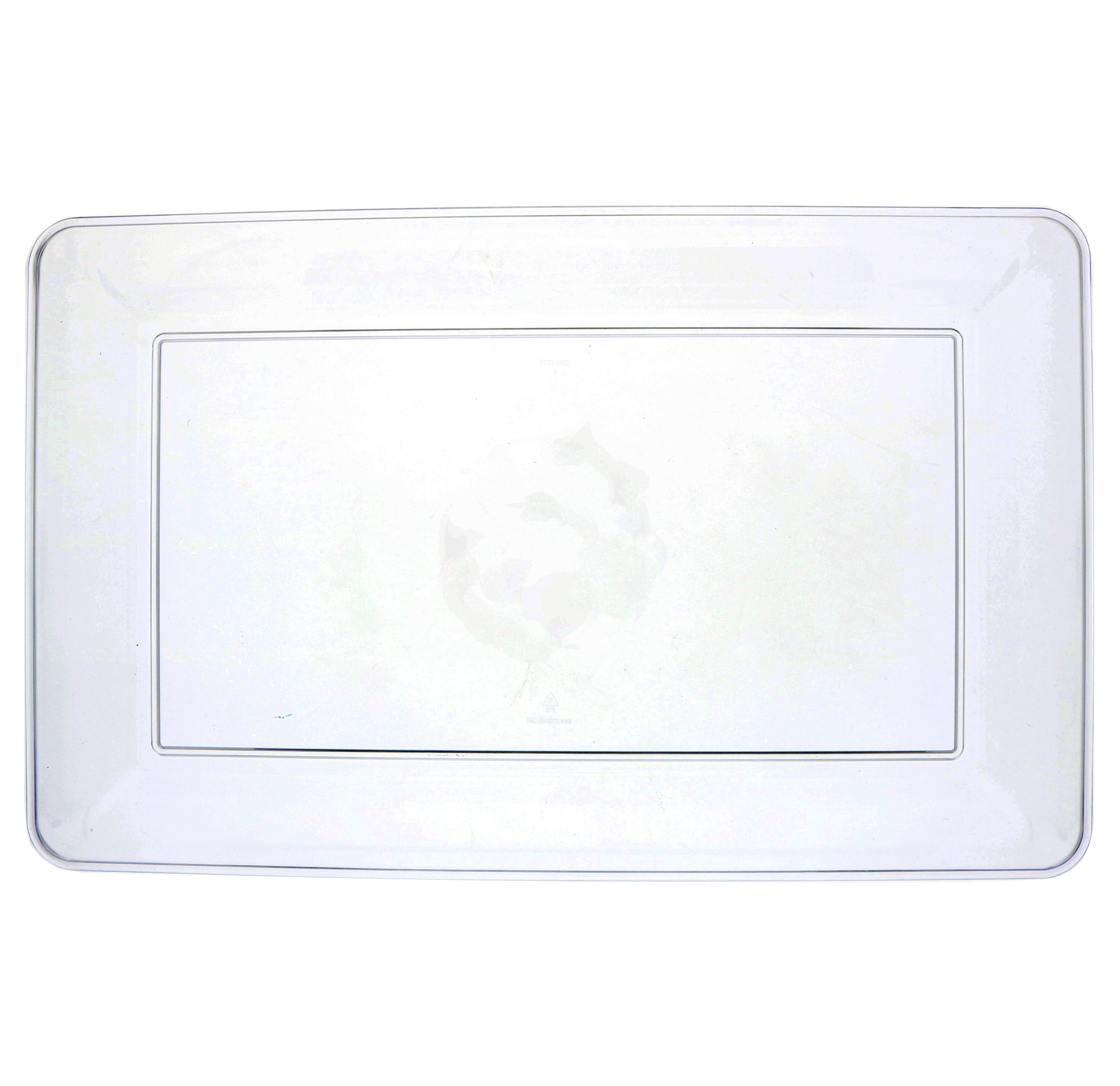 EMI Yoshi Clear Rectangular Serving Tray, 12 X 18 inch - Shop Serveware ...