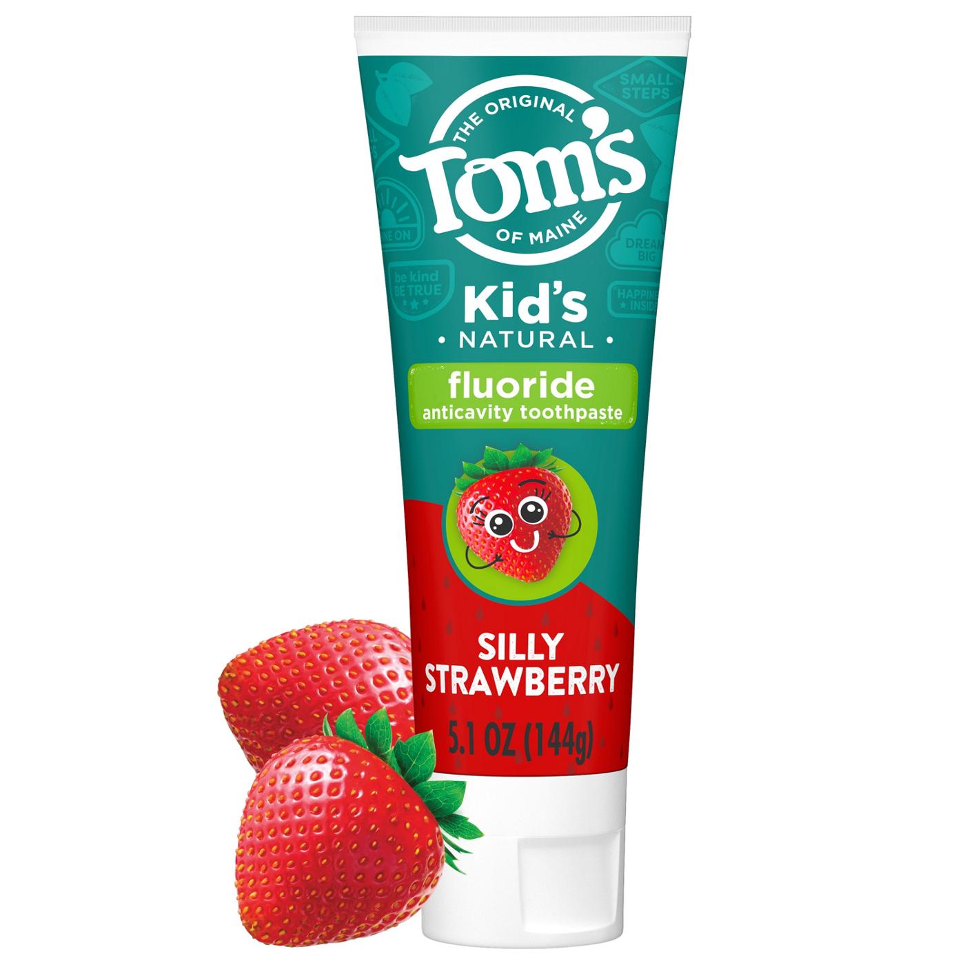 Tom's of Maine Children's Fluoride Toothpaste - Strawberry - Shop ...