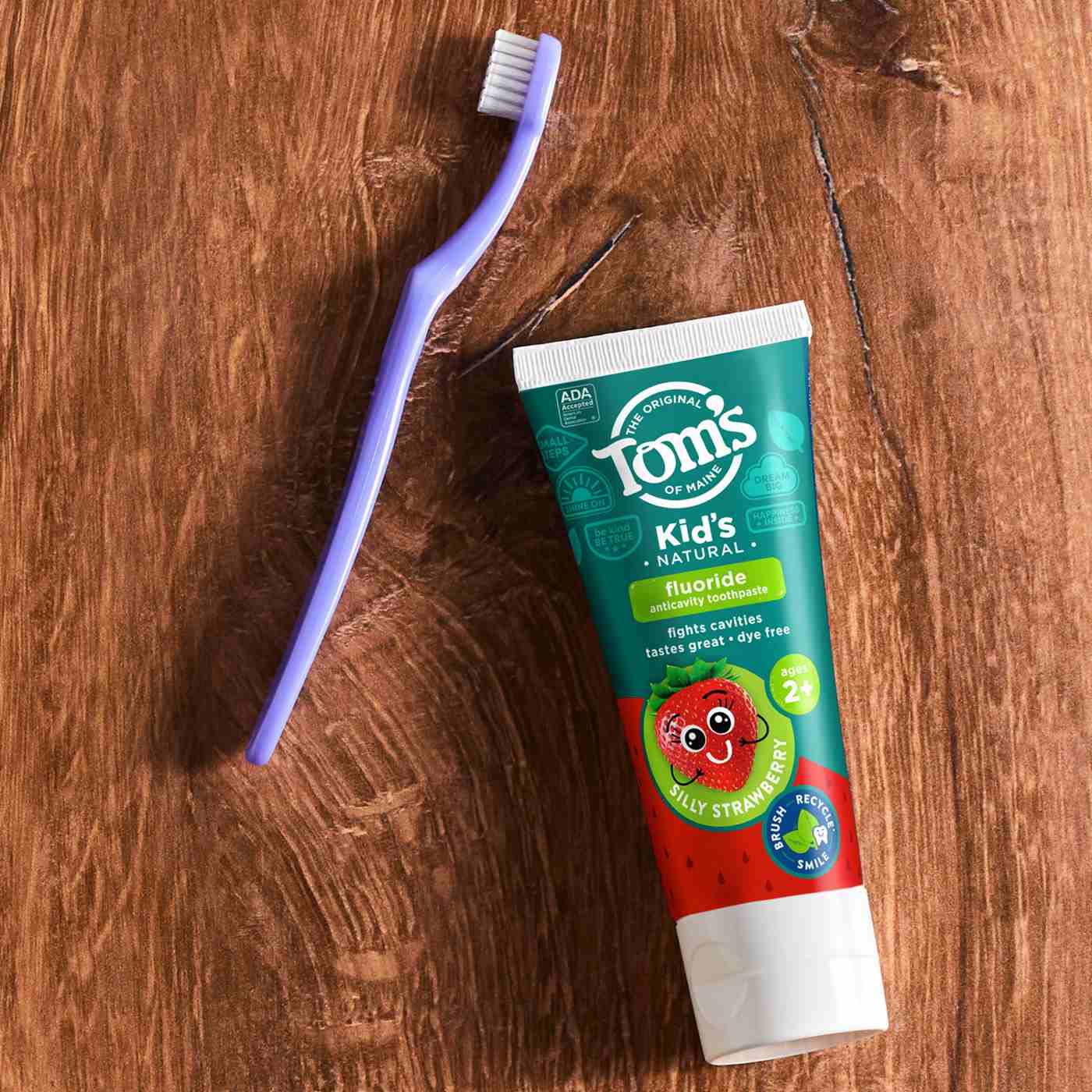 Tom's of Maine Children's Fluoride Toothpaste - Strawberry - Shop ...