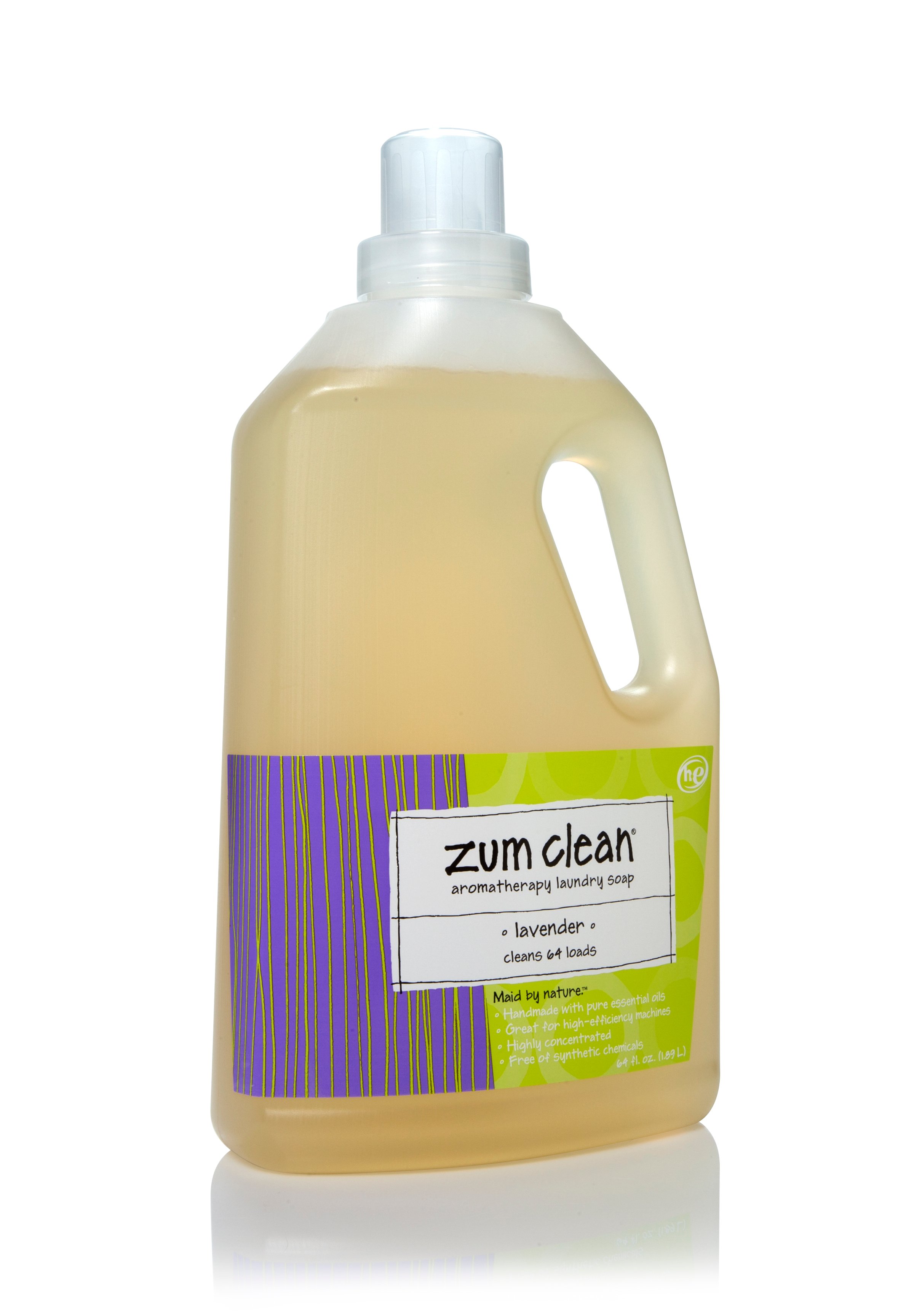 Zum Clean Aromatherapy Laundry Soap, 64 Loads - Lavender, 64 oz ...