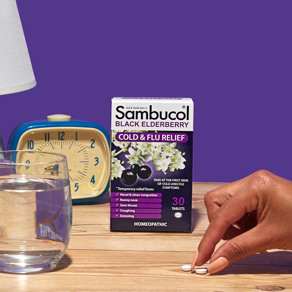 Sambucol Homeopathic Cold & Flu Relief Tablets - Shop Herbs ... Sambucol Homeopathic Cold & Flu Relief Tablets - Shop Herbs ...