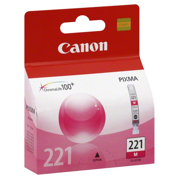 Canon Pixma Magenta #221 Ink Cartridge (CLI-221M) - Shop Printer ink at ...