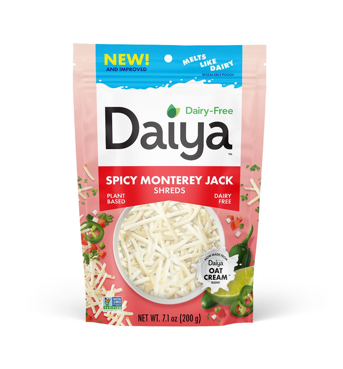 Daiya Dairy-Free Spicy Monterey Jack Style Cheese Shreds - Shop Cheese ...