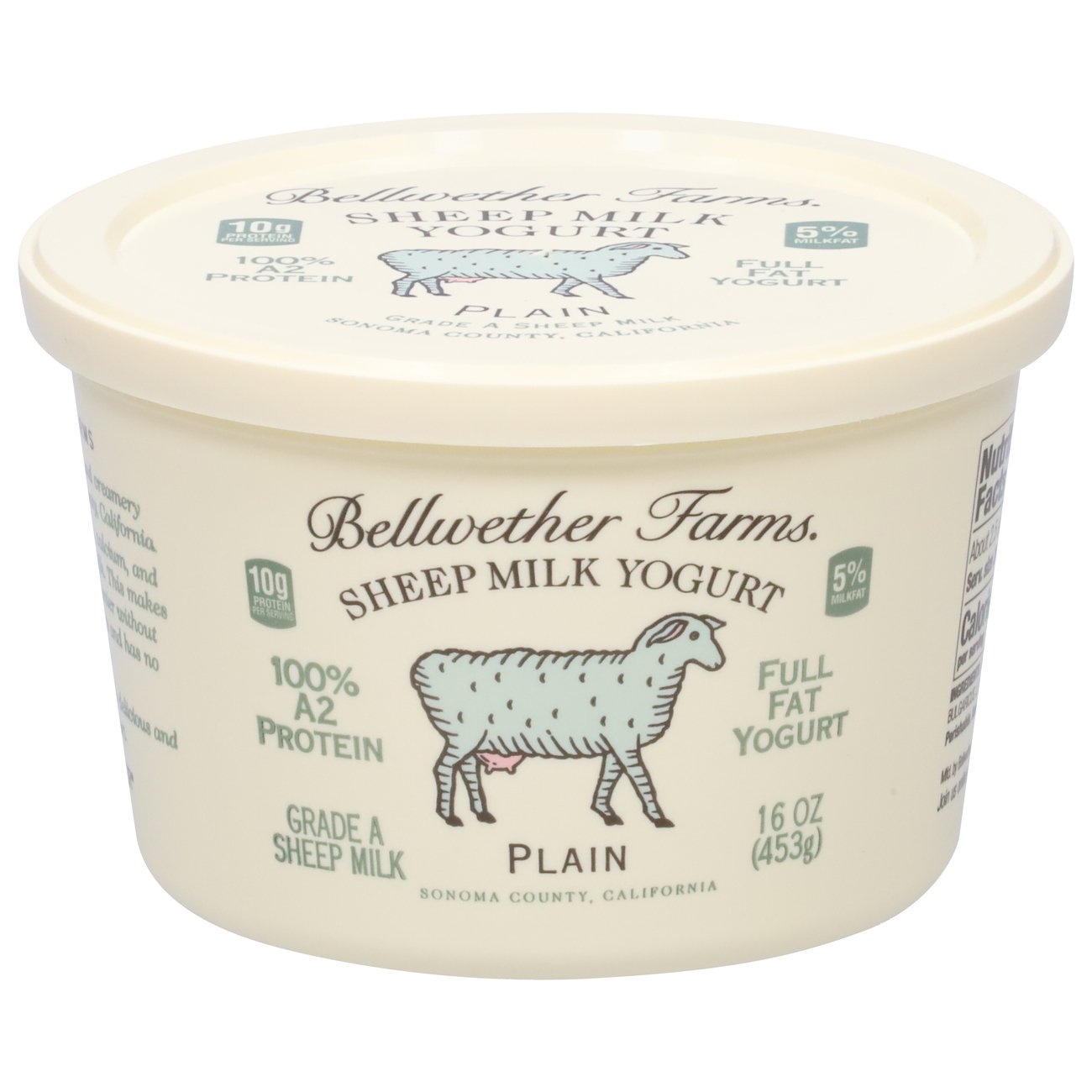 Bellwether Farms Plain Sheep Milk Yogurt - Shop Yogurt at H-E-B