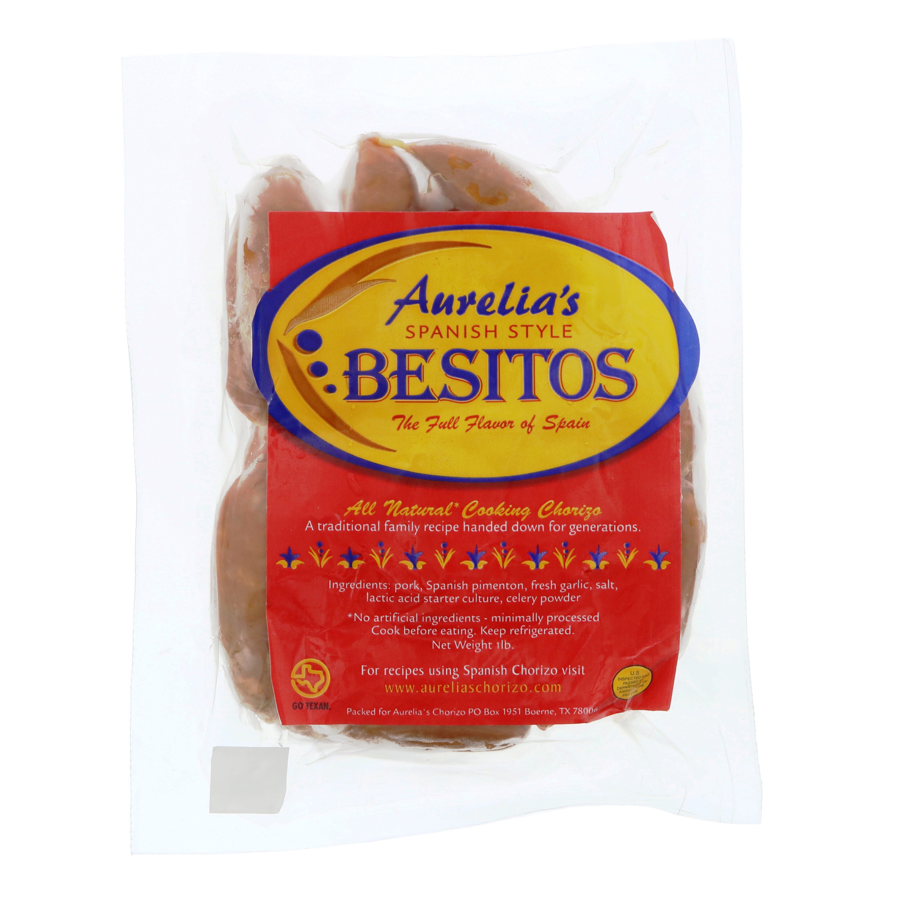 Aurelia's Spanish Style Besitos Chroizo - Shop Sausage at H-E-B