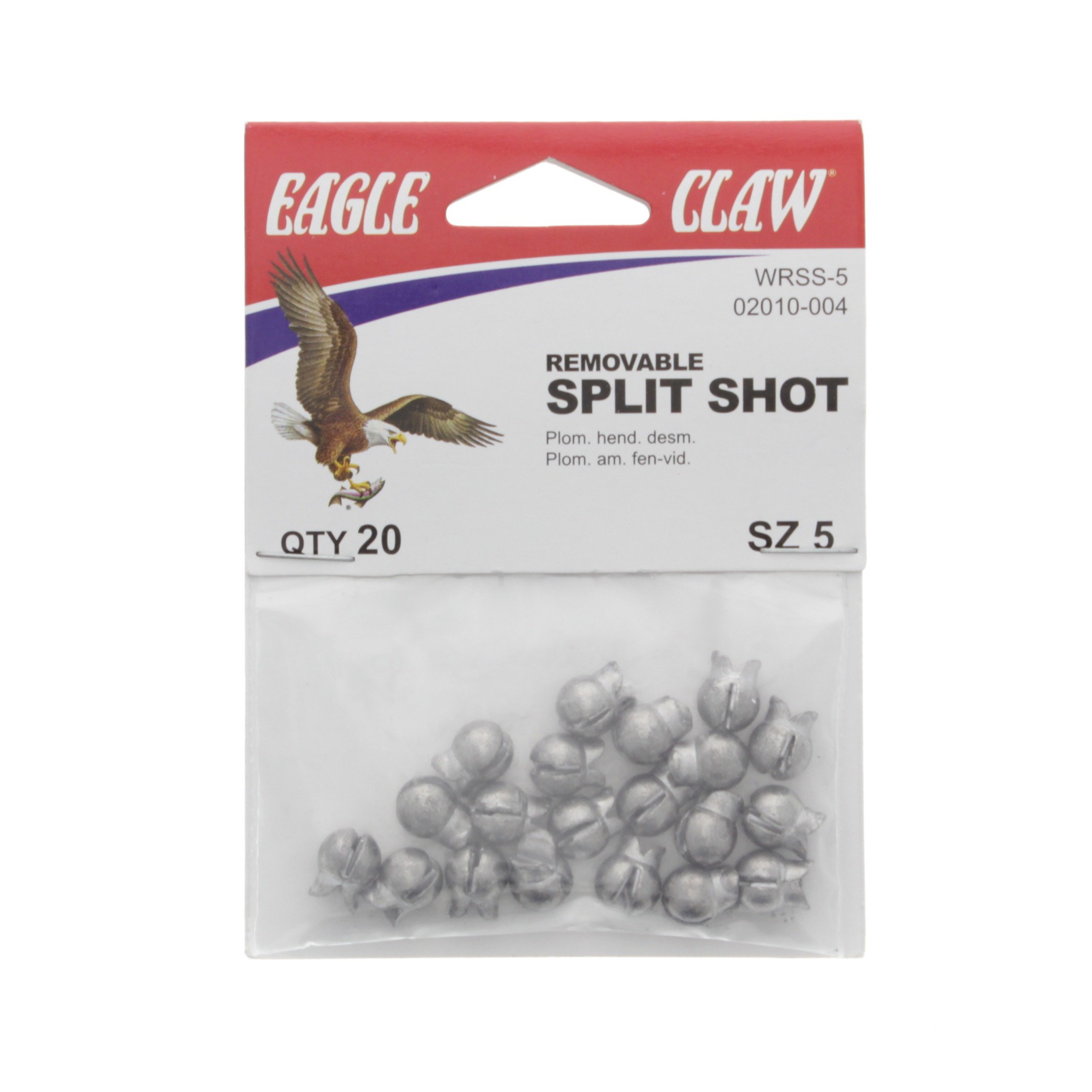 Eagle Claw Removable Split-Shot Sinkers, Size 5/0 - Shop Fishing at H-E-B