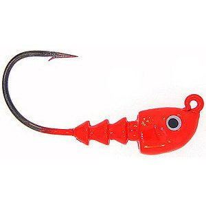 Bass Assassin 1/8 OZ Red Jig Head Hook - Shop Fishing at H-E-B
