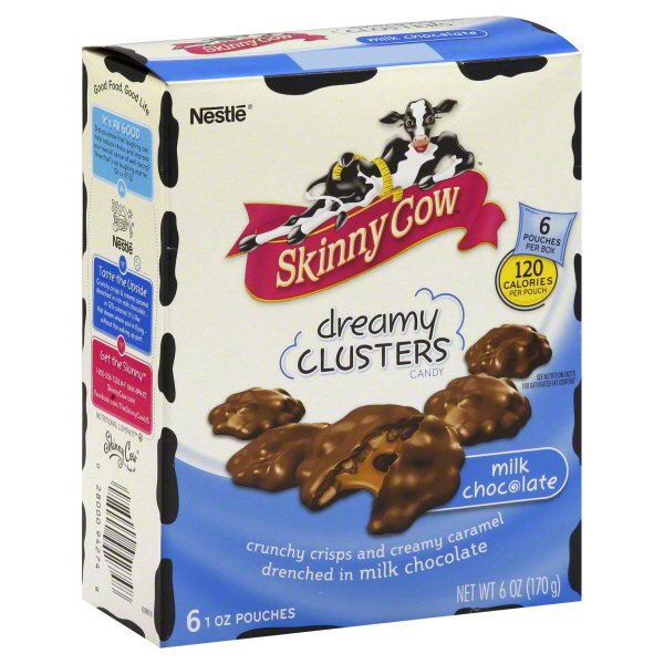 Skinny Cow Dreamy Clusters Milk Chocolate Candy Pouches - Shop Candy at ...