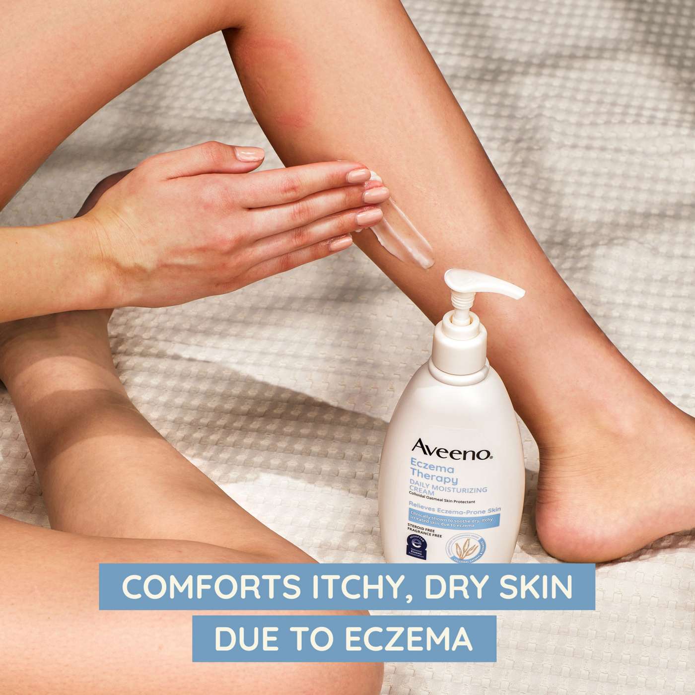 Aveeno Eczema Therapy Daily Moisturizing Cream - Shop Body lotion at H-E-B
