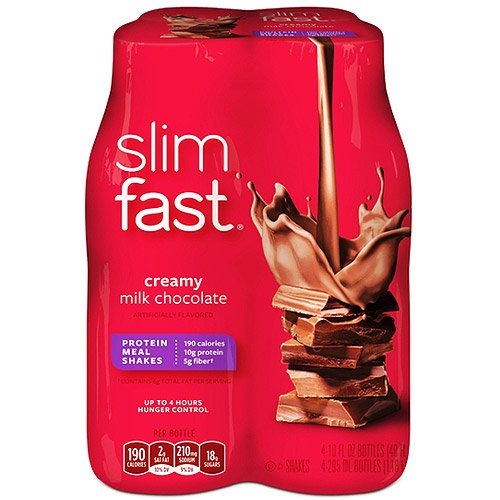Slim-Fast Ready To Drink Creamy Milk Chocolate Shakes - Shop Diet ...