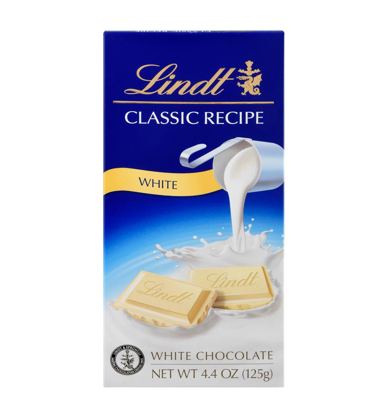 Lindt Classic Recipes White Chocolate Bar - Shop Candy at H-E-B