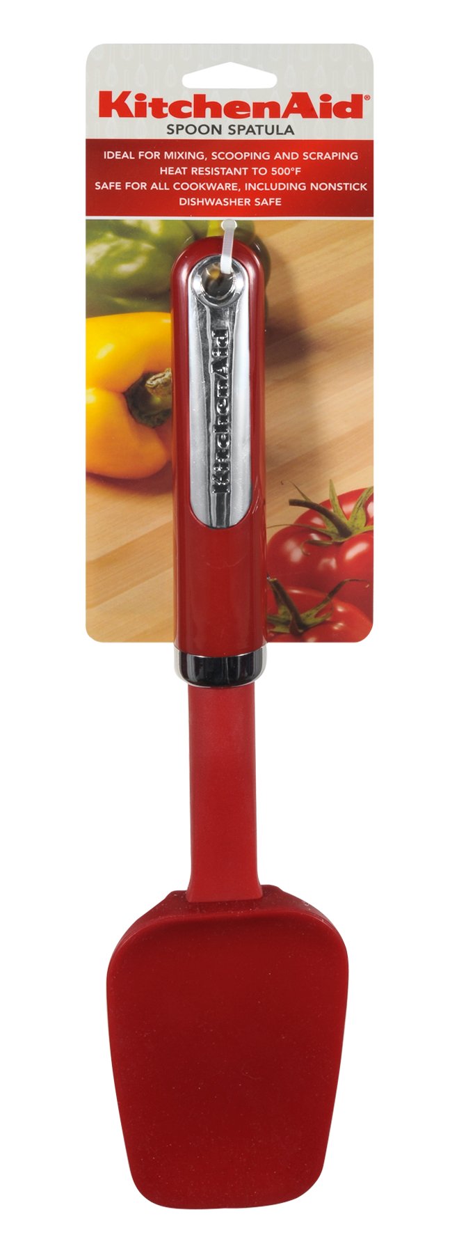 KitchenAid Red Silicone Spoon Spatula - Shop Utensils & gadgets at H-E-B