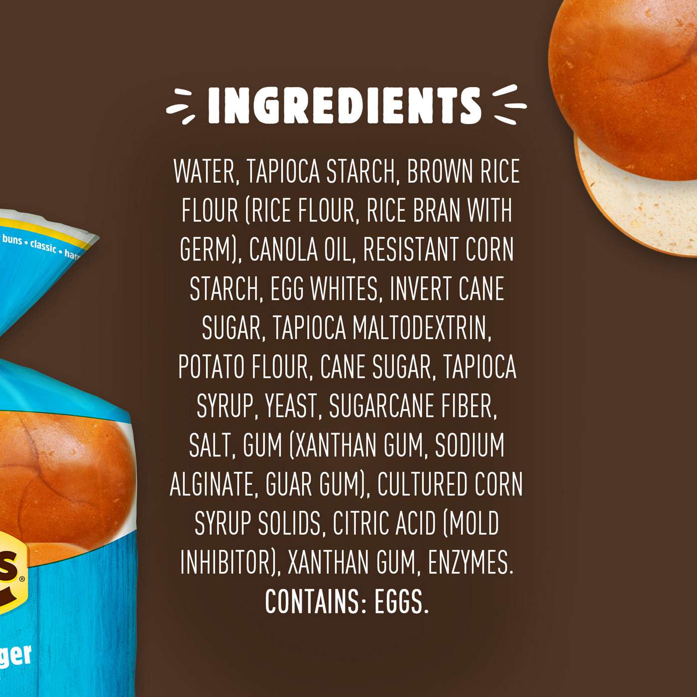 Udi's Gluten Free Classic Hamburger Buns - Shop Buns & rolls at H-E-B