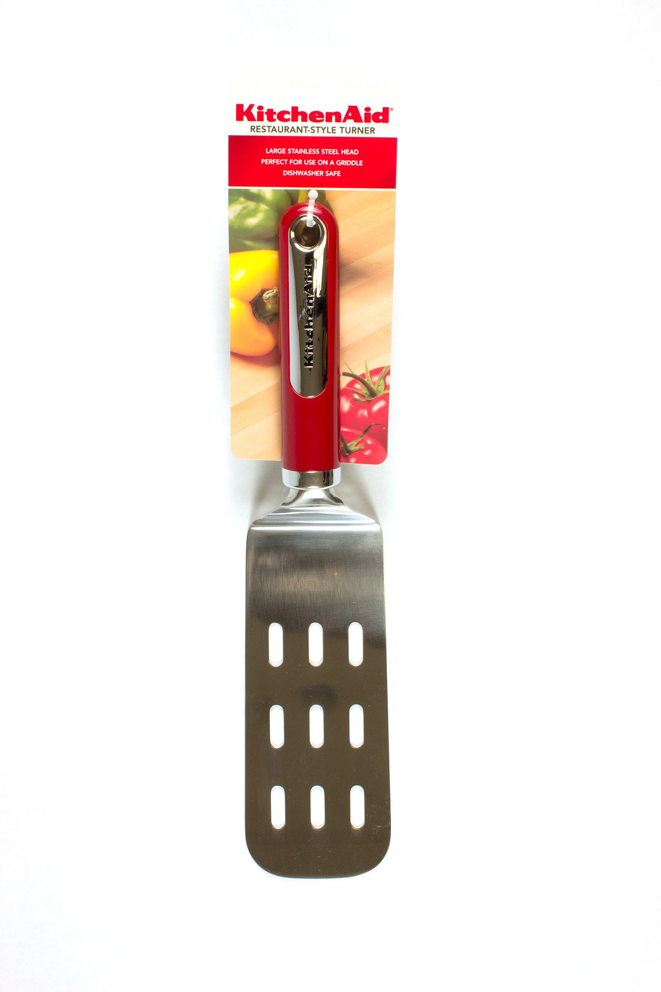KitchenAid Red Restaurant Style Turner - Shop Utensils & Gadgets at H-E-B