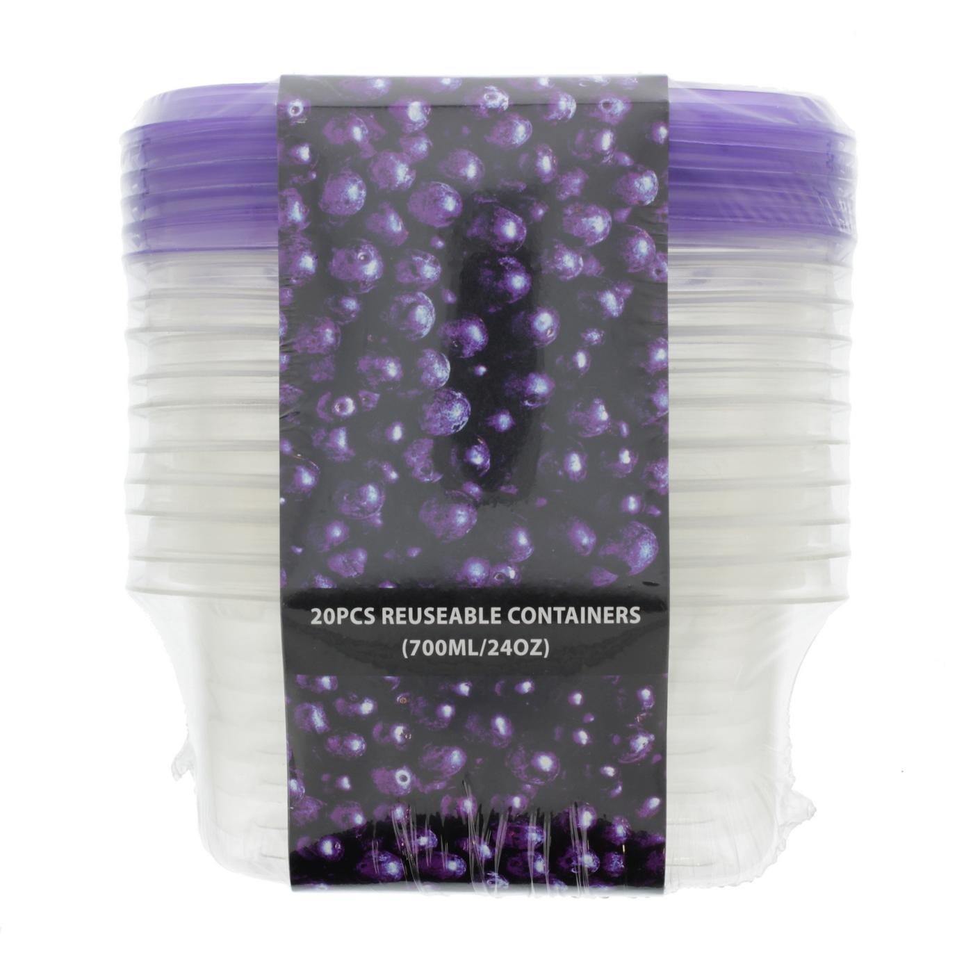 American Maid Rectangular Food Storage Containers with Lids, Assorted ...