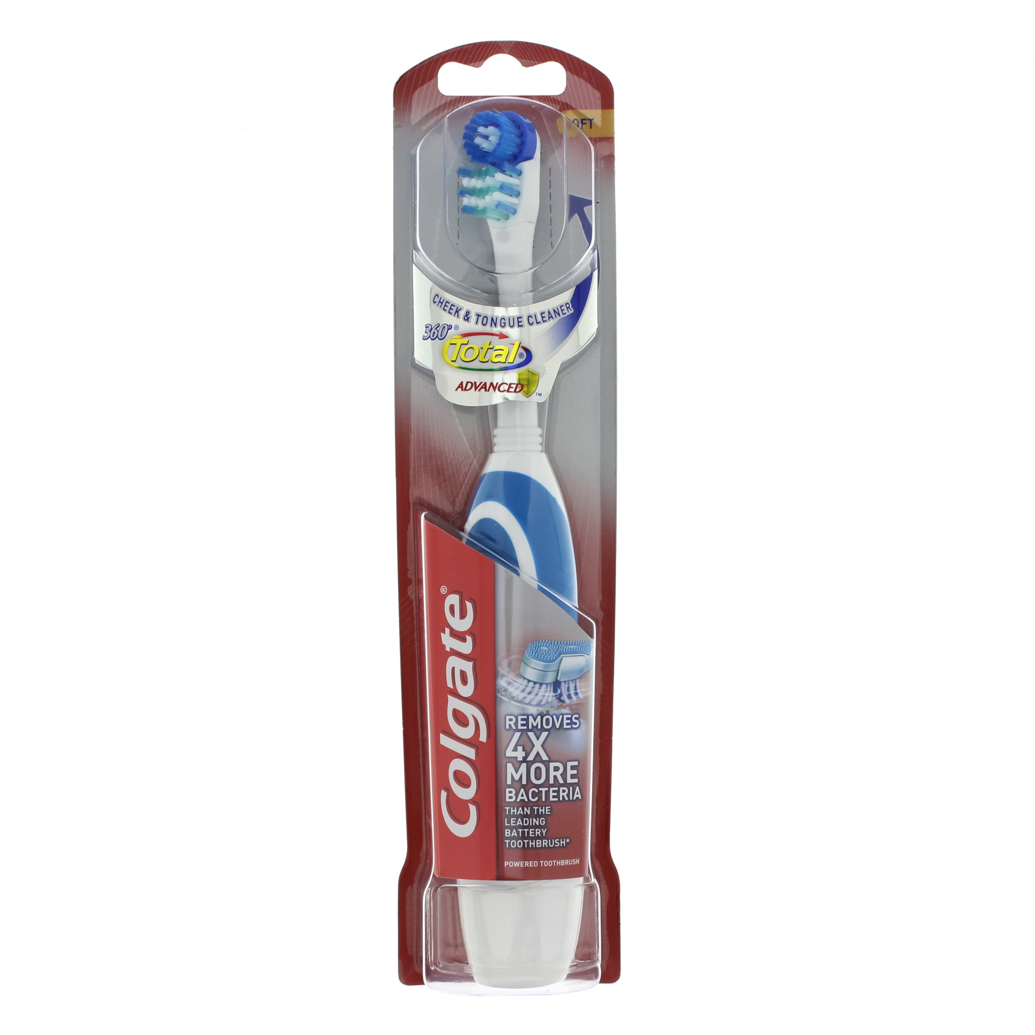 Colgate 360° Total Advanced Powered Toothbrush, Soft - Colors May Vary ...