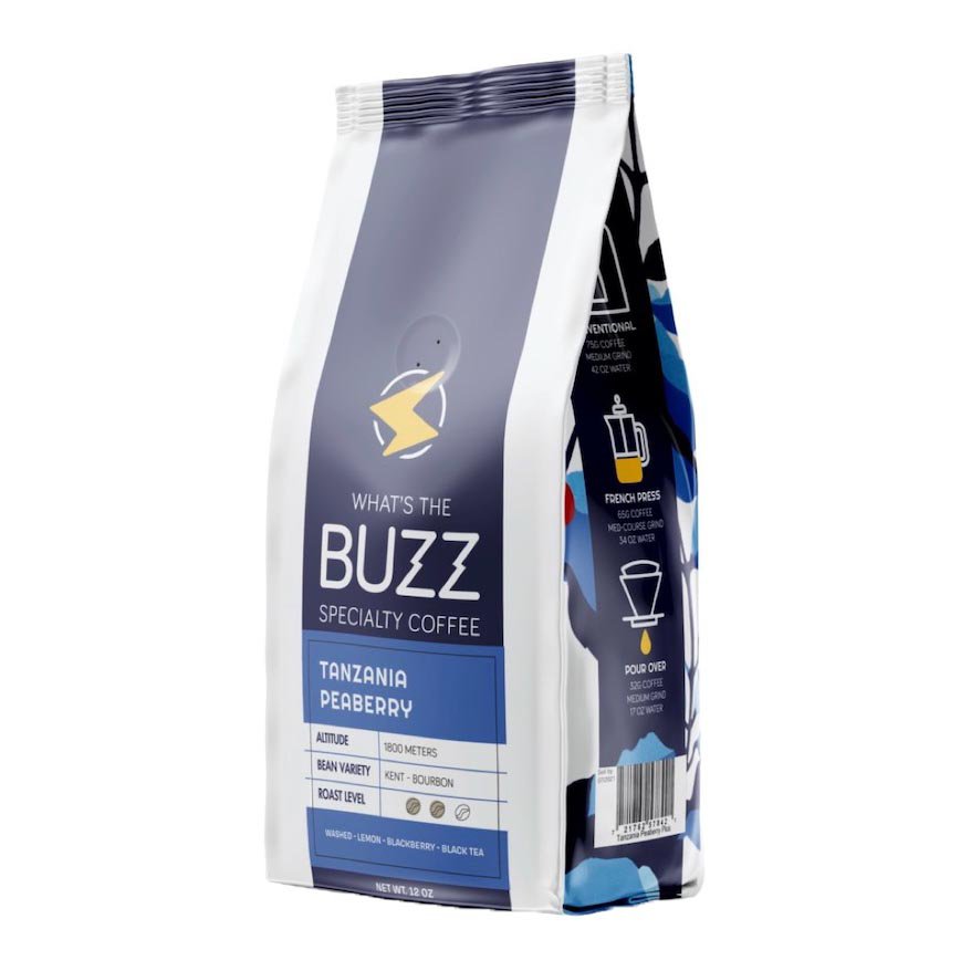 What's the Buzz Tanzania Peaberry Whole Bean Coffee - Shop Coffee at H-E-B