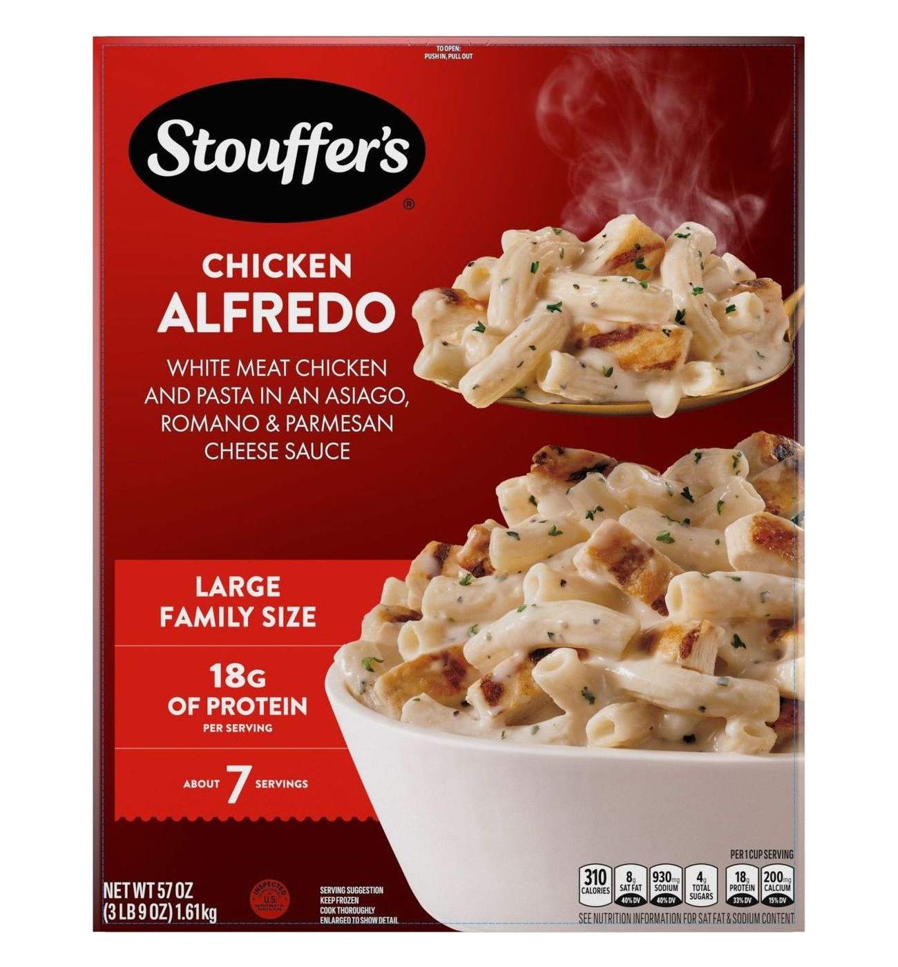 Stouffer's Chicken Alfredo Pasta Frozen Meal - Shop Entrees & sides at ...