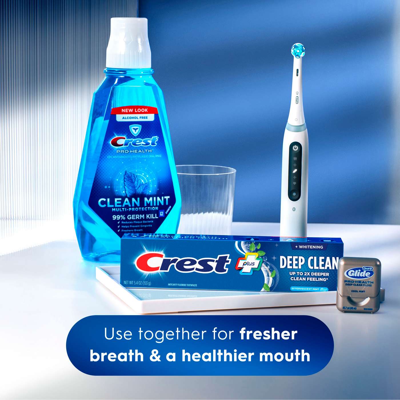 Crest Complete + Deep Clean Whitening Toothpaste - Effervescent Mint ...
