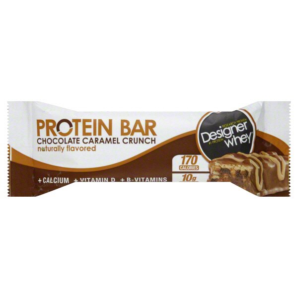 Designer Whey Protein Bar Chocolate Caramel Crunch - Shop Diet ...