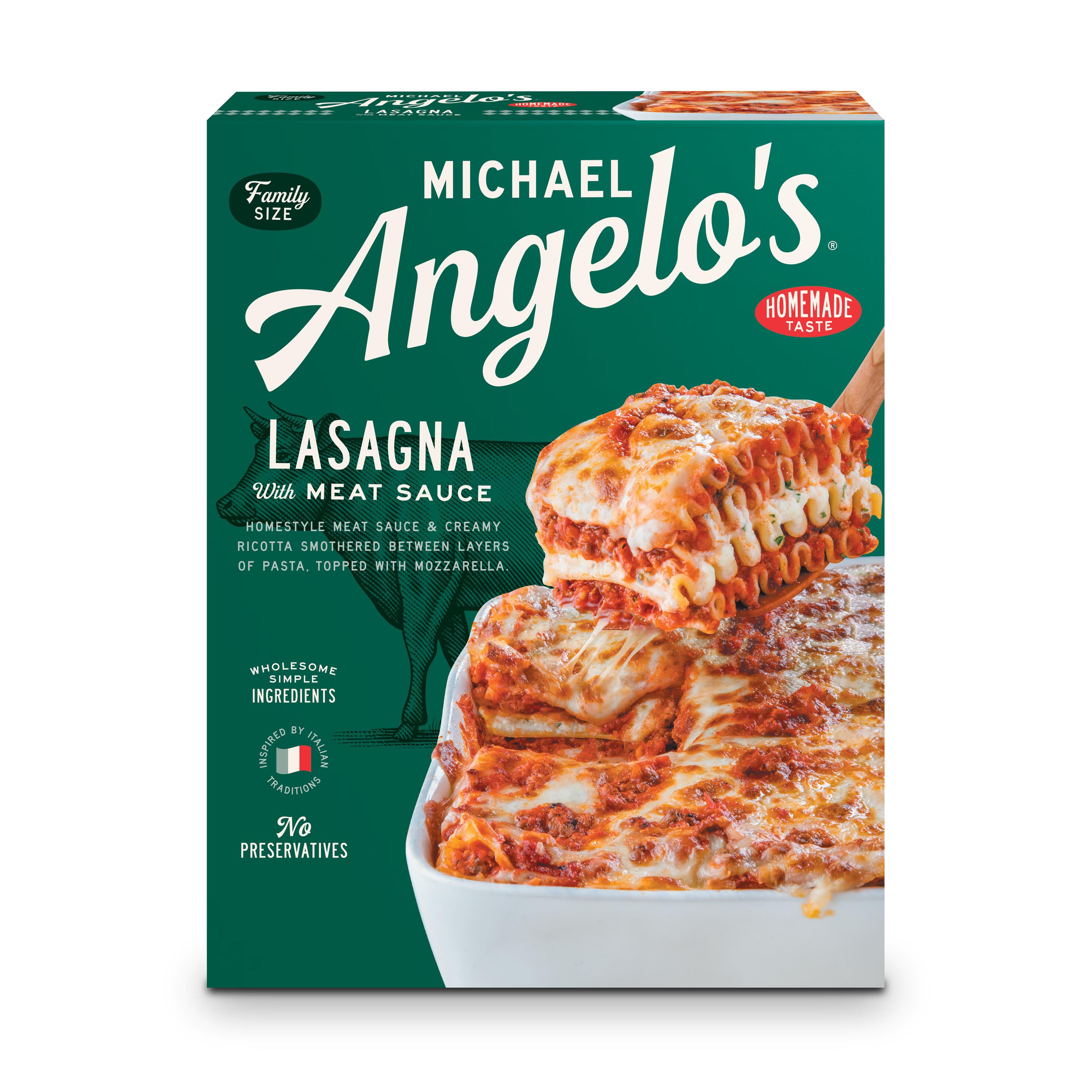 Michael Angelo's Frozen Meat Lasagna - Family-Size - Shop Entrees ...