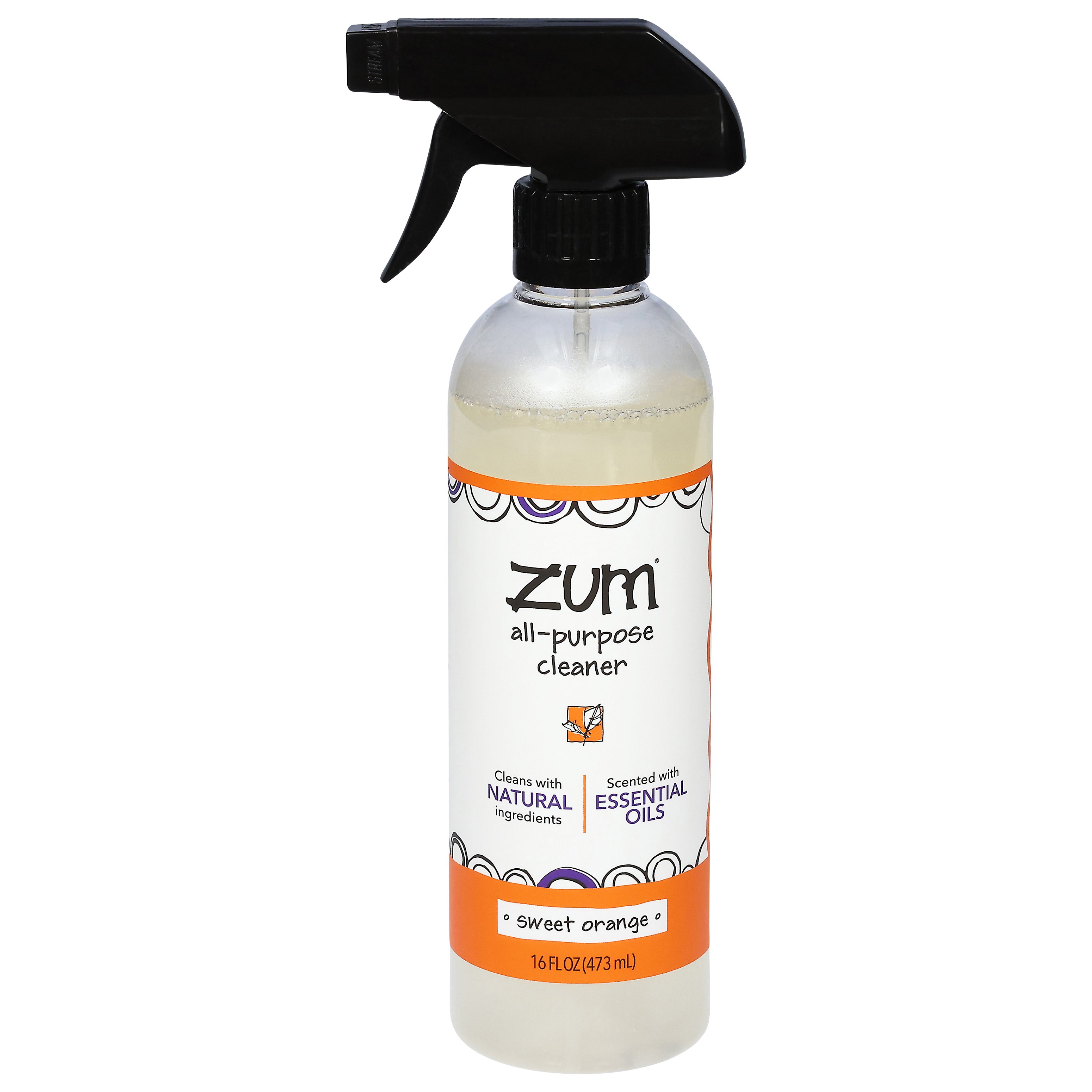 Zum Clean Counter All-Purpose Cleaner - Sweet Orange, 16 oz | Central ...