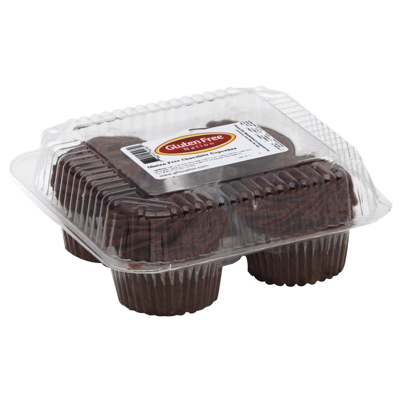 Gluten Free Nation Chocolate Cupcakes - Shop Standard cupcakes at H-E-B