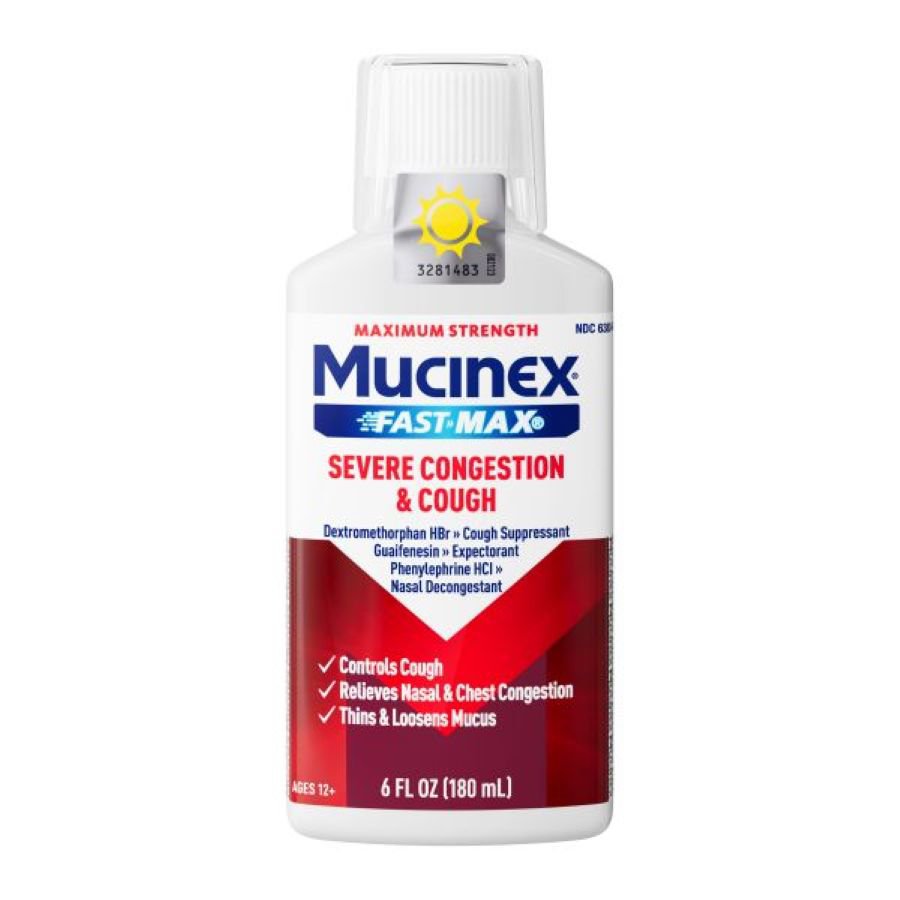 Mucinex Fast Max Severe Congestion Cough Liquid Shop Cough Cold