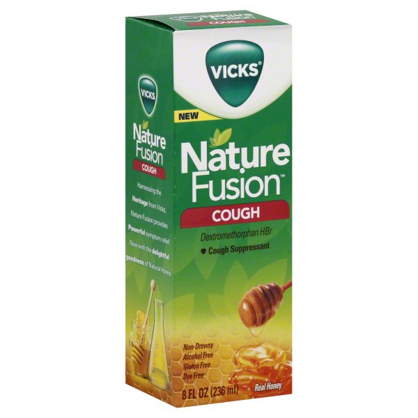 Vicks Nature Fusion Cough Real Honey - Shop Medicines & Treatments at H-E-B