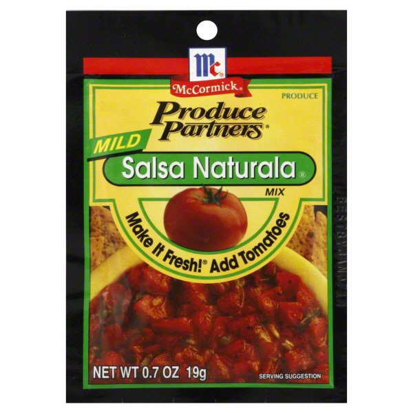 McCormick Produce Partners Mild Salsa Naturala Mix - Shop Spice mixes ...