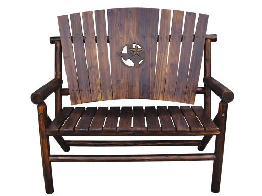 Char-Log Medallion Bench - Shop Chairs & seating at H-E-B