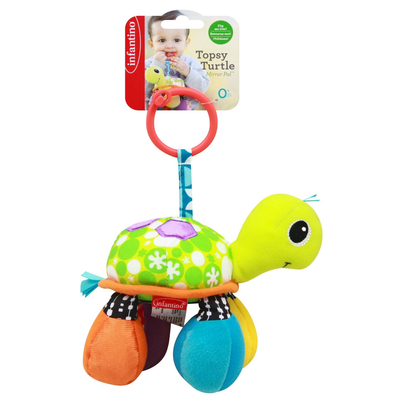 Infantino Topsy Turtle Mirror Pal - Shop Baby toys at H-E-B