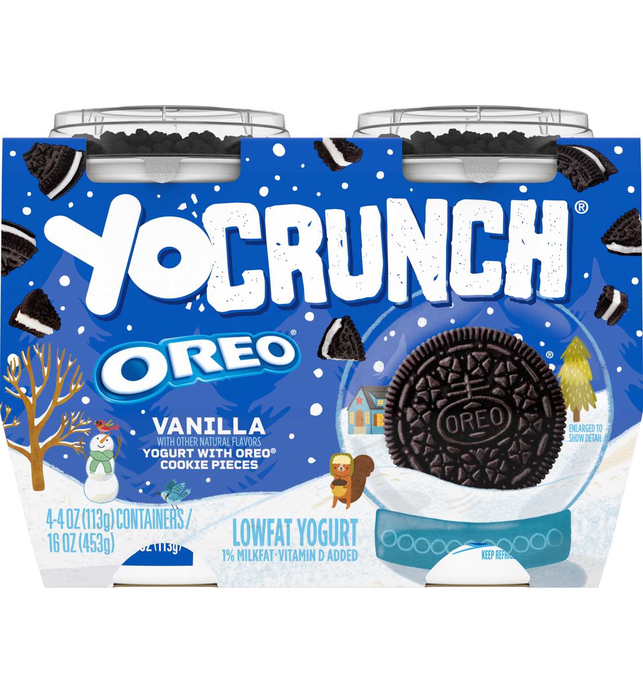 YoCrunch Low Fat Oreo Cookies N' Cream Yogurt - Shop Yogurt at H-E-B