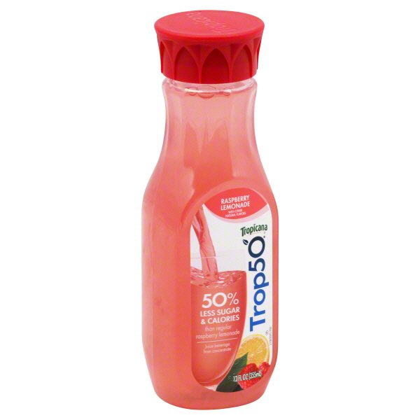 Tropicana Trop50 Raspberry Lemonade - Shop Juice at H-E-B
