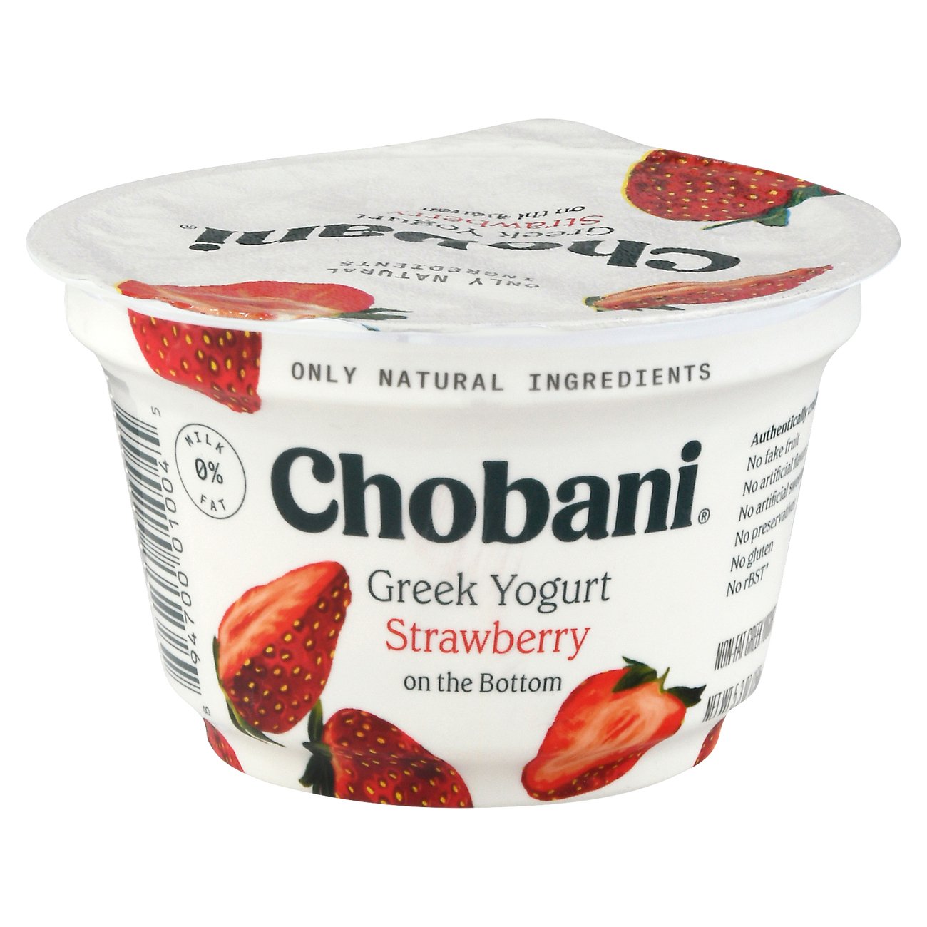 Chobani Non-Fat Strawberry Greek Yogurt - Shop Yogurt at H-E-B