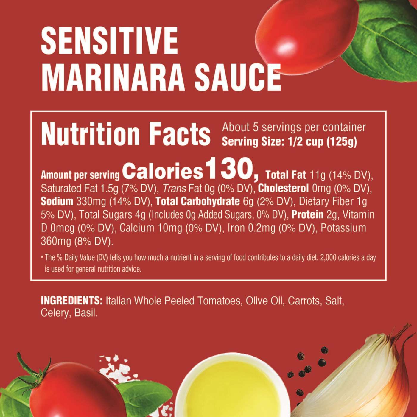 Rao's Homemade Sensitive Formula Marinara Sauce - Shop Pasta sauces at ...