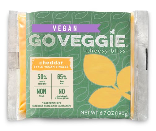 GO VEGGIE Vegan Cheddar Cheese Singles - Shop Cheese at H-E-B