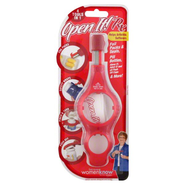 Zibra Open It! RX 4-in-1 Pill Bottle Opener - Shop Pill cutters ...