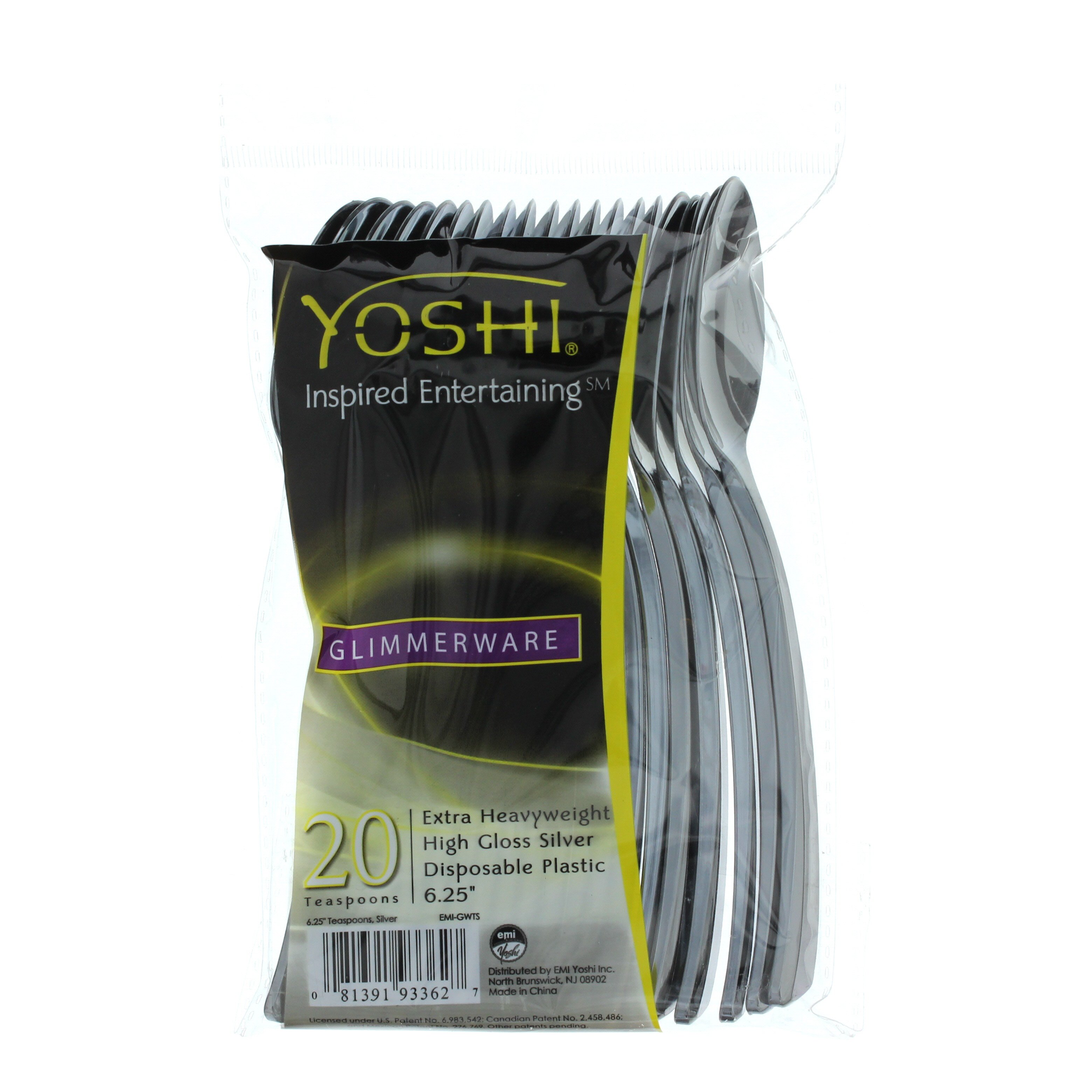 Yoshi Plastic Teaspoon - Glossy Silver - Shop Flatware & utensils at H-E-B