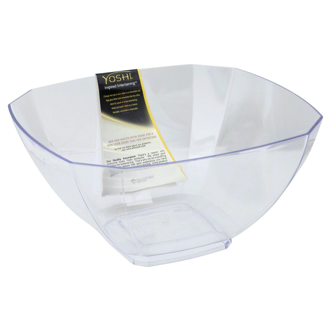 Yoshi Square Punch Bowl - Shop Disposable Kitchenware at H-E-B